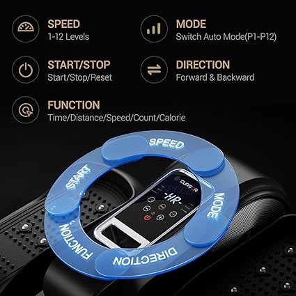 Cursor Fitness Mini Elliptical Machine – Compact, Quiet Pedal Exercise ...