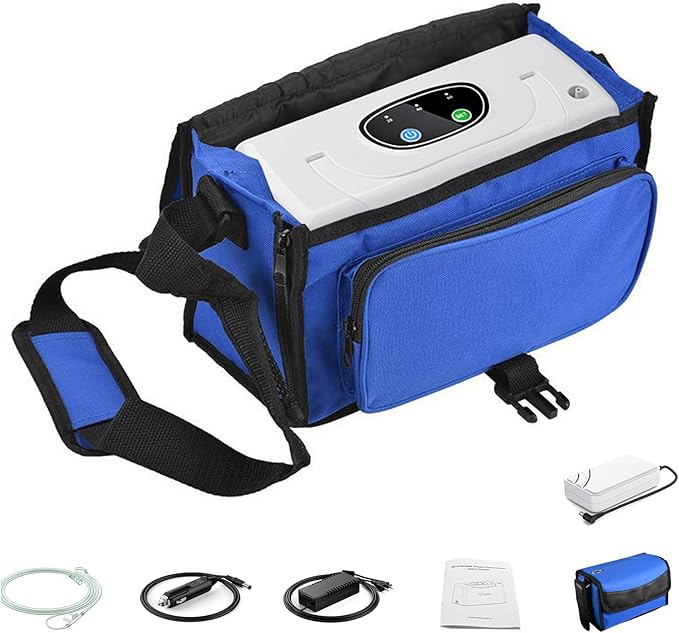 JYSeasoul 3L Portable Oxygen Concentrator with Bag and Accessories - 3 ...